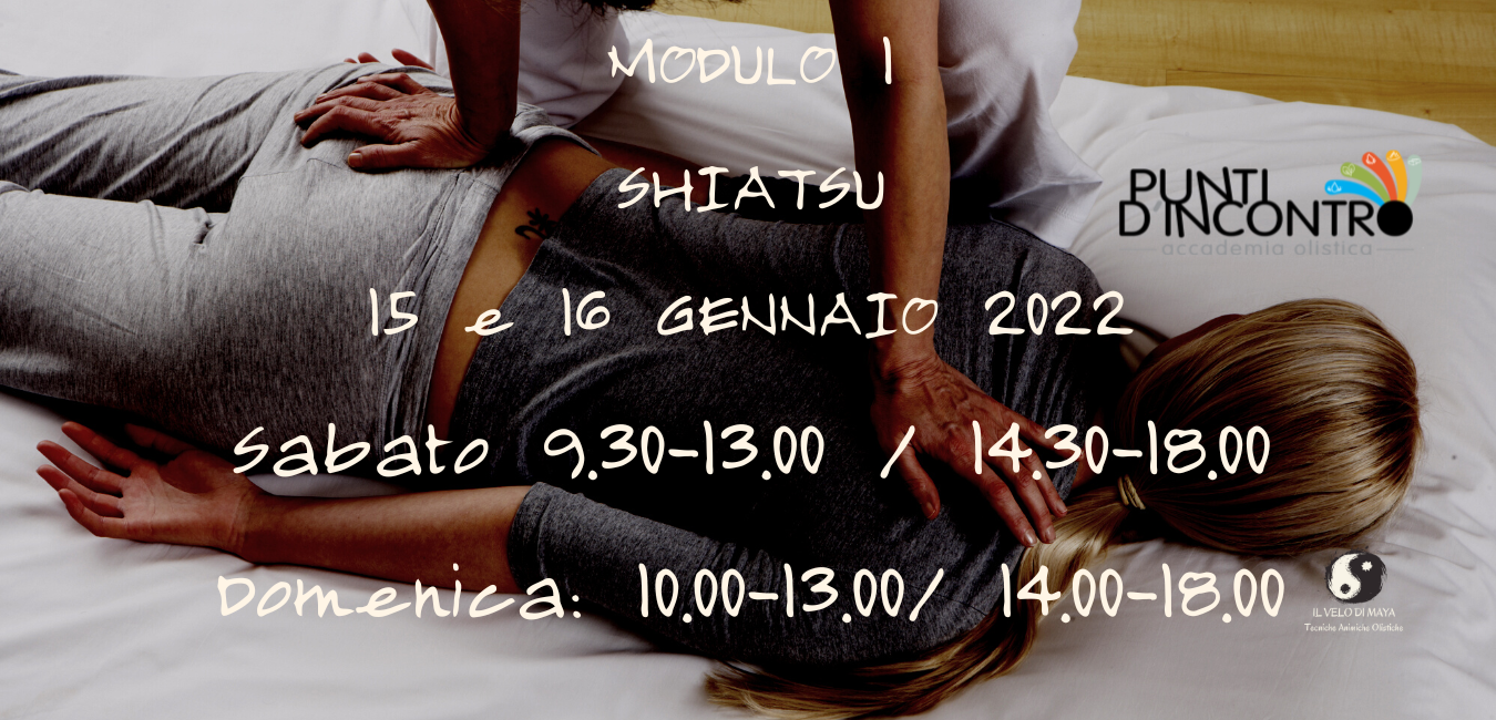 Modulo 1 Shiatsu - Accademia Olistica Punti d'Incontro